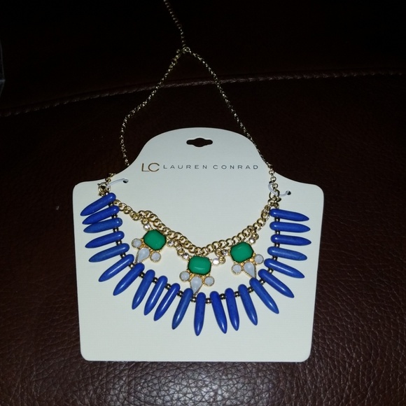 LC Lauren Conrad | Jewelry | Lc Lauren Conrad Fashion Necklace Gold ...